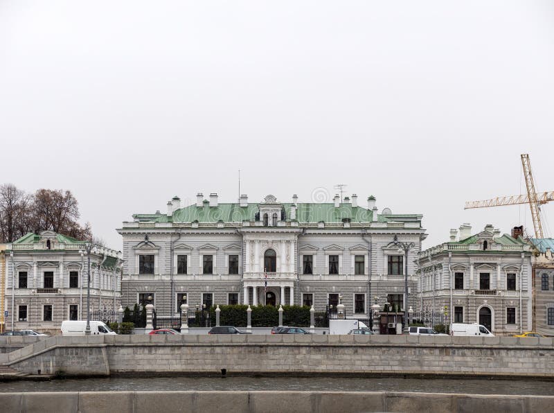 MOSCOW - OCTOBER 14: the British Embassy in Moscow on October 14, 2017 ...