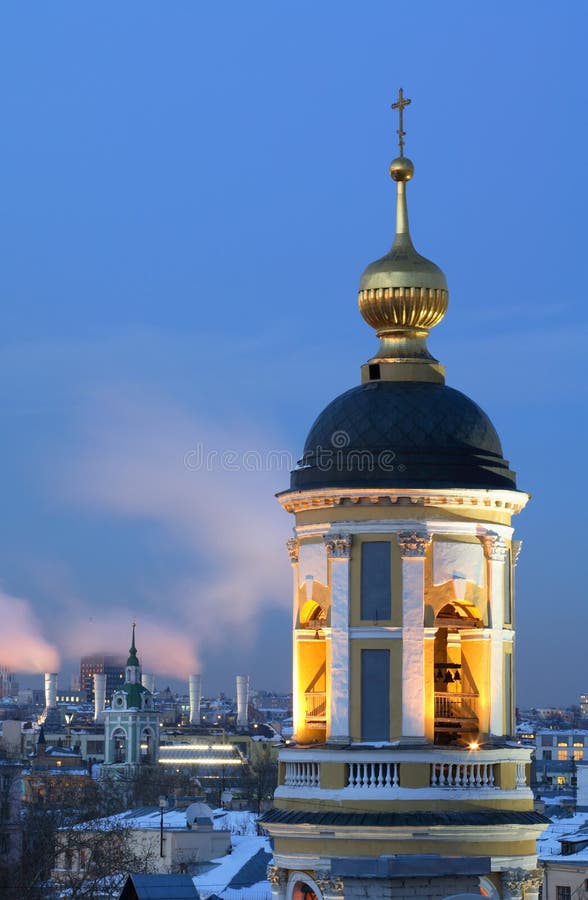 Moscow, Orthodox Temple stock photo. Image of torch, architecture - 2225002
