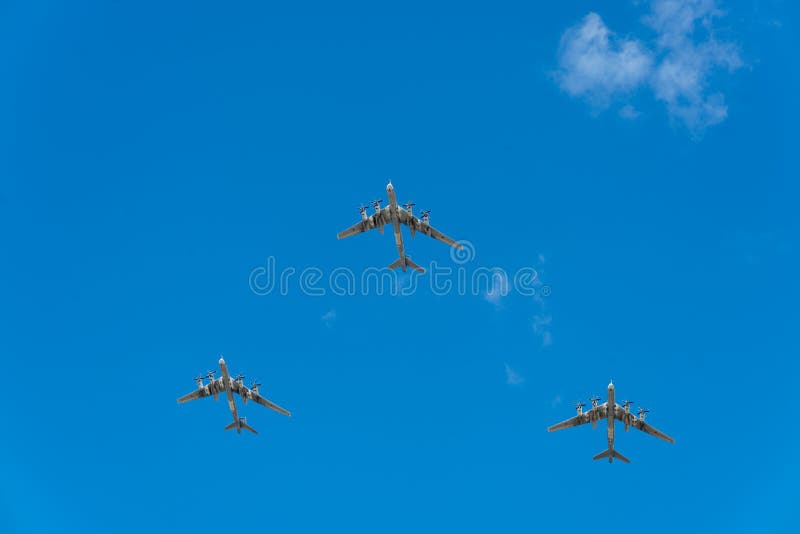 Moscow, the Parade on May 9, 2017 Aircraft Editorial Photography ...