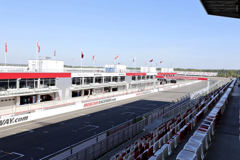 Moscow Raceway race track editorial stock photo. Image of motorcycle ...