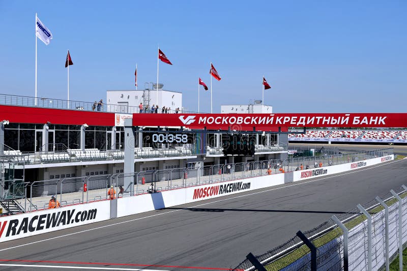 Moscow Raceway race track editorial stock photo. Image of cycle - 64197938