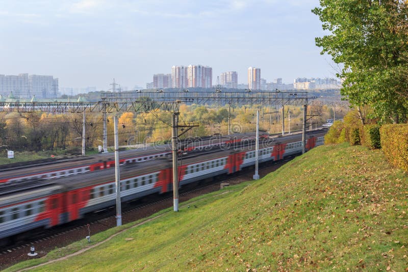 Moscow railway editorial photography. Image of communications - 62867762