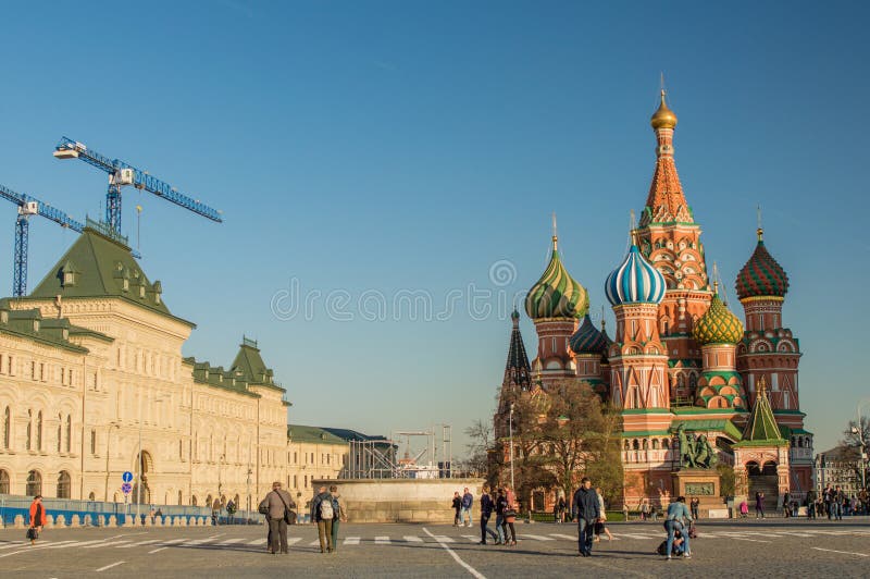 Moscow, Red Square, editorial photo. Image of architecture - 40175686