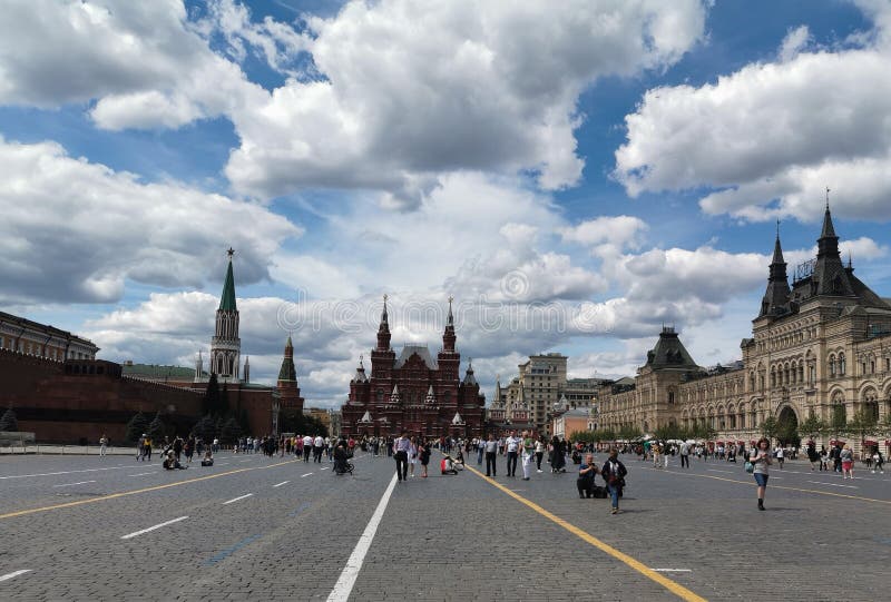 Moscow - Red Square editorial stock photo. Image of moscow - 154031363