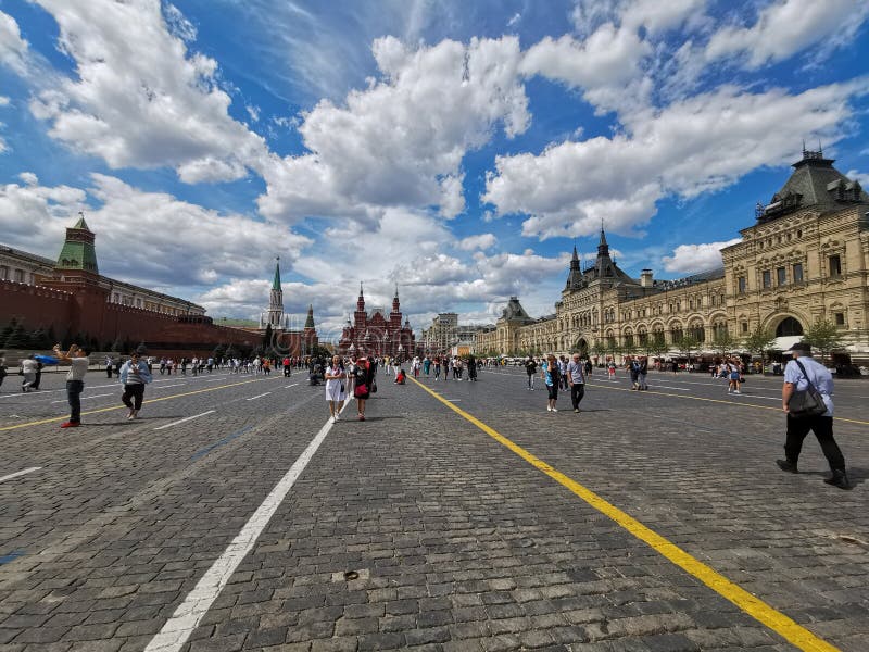 Moscow - Red Square editorial image. Image of dome, church - 154031370