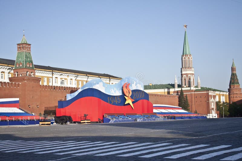 Moscow Red Square in Victory Day Editorial Photography - Image of ...