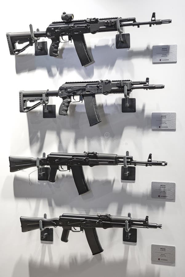 A Stand with Various Models of a Kalashnikov Editorial Stock Image ... A Stand with Various Models of a Kalashnikov Editorial Stock Image ...