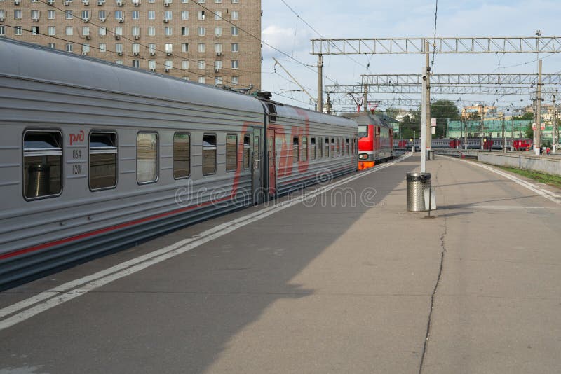 MOSCOW, RUSSIA-August 10, 2021: Kazansky Railway Station in Moscow in ... MOSCOW, RUSSIA-August 10, 2021: Kazansky Railway Station in Moscow in ...