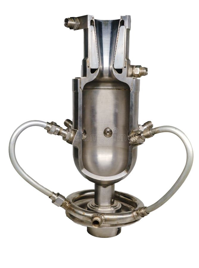 Liquid rocket engine NK-33 editorial stock image. Image of industrial ...