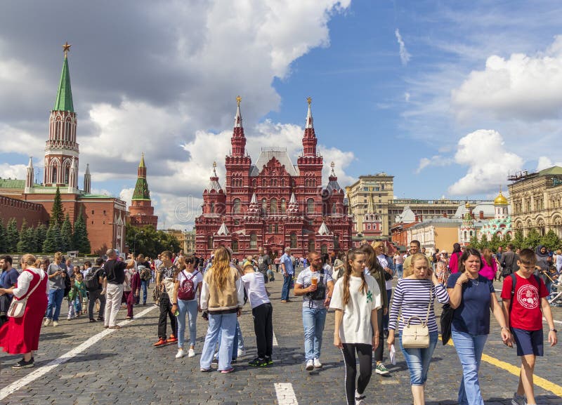 Moscow, Russia - 07.30.2023 - Building Located in the Red Square. Landmark Editorial Stock Image ...