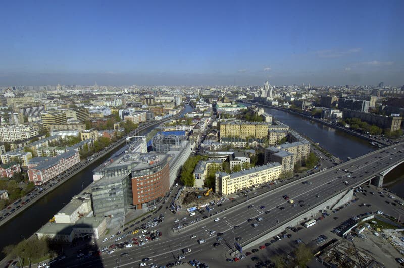 Moscow, Russia, Central District Editorial Image - Image of city ...