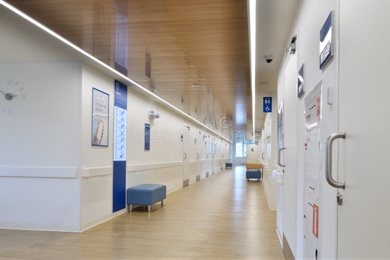 Moscow, Russia - June 25. 2024. Modern Interior of State Polyclinic ...