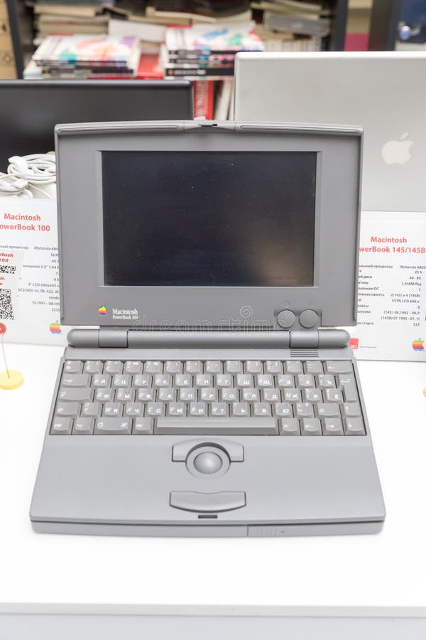 MOSCOW, RUSSIA - JUNE 11, 2018: Old Original Apple Mac Computer in ...
