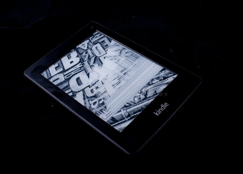 Floating E-Book Screen editorial photo. Image of education - 117269391