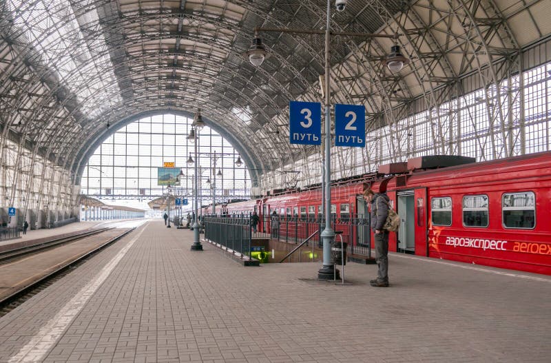 Moscow, Russia - March 23, 2011: Kiev Train Station Editorial ...