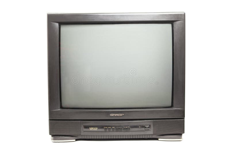 Moscow, Russia, 29 March 2023: Sharp Retro Old Television Editorial ...