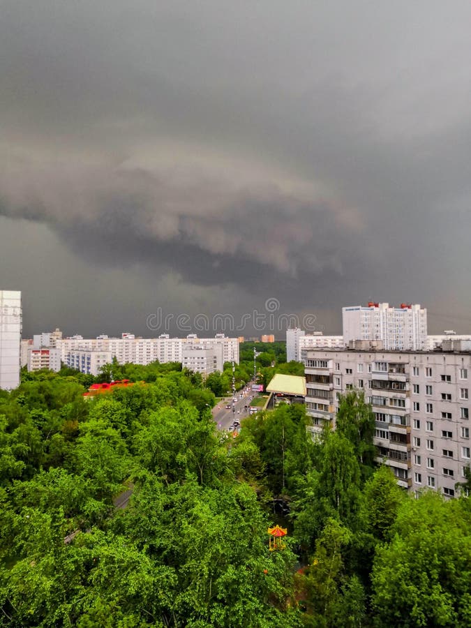 Moscow After The Rain At ENEA Editorial Photo - Image of street ...