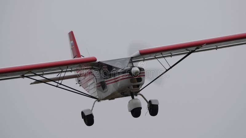 MOSCOW, RUSSIA, May 12, 2018: Small Airplane for Chemical Field ...