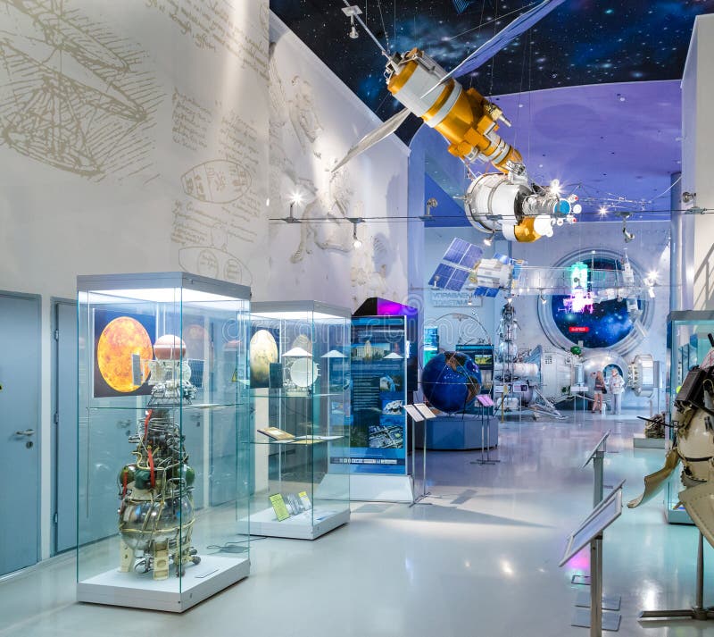 MOSCOW, RUSSIA - MAY 31, 2016: Space Museum Exposition Editorial Stock ...