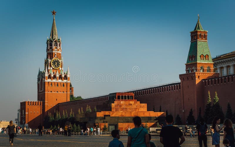 Moscow, Russia May 2021: Spasskaya Tower on Red Square Editorial Stock ...