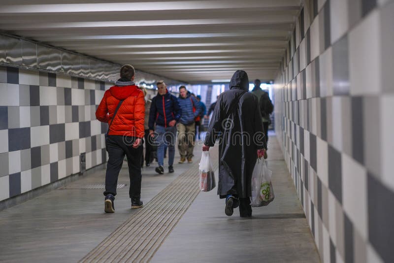 Underground Crossing in Moscow Editorial Image - Image of city, public ...