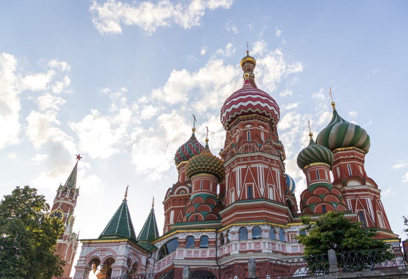 Moscow, Russia - 07.03.2023 - Red Square and Saint Basil Cathedral ...