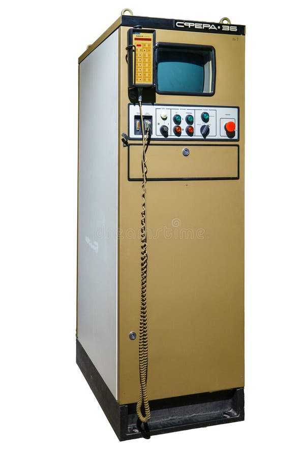 Moscow, Russian Fedration/ January 14,2017: Soviet Electronic Control ...