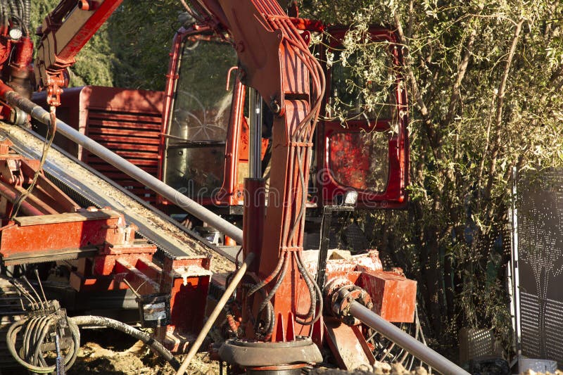 Installation of Horizontal Drilling Editorial Stock Image - Image of ...