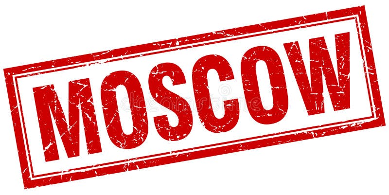 Moscow stamp stock vector. Illustration of square, moscow - 125008971