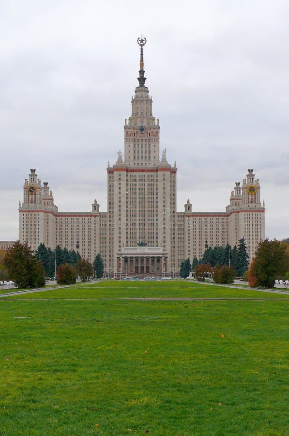 Moscow State University editorial photography. Image of architecture ...