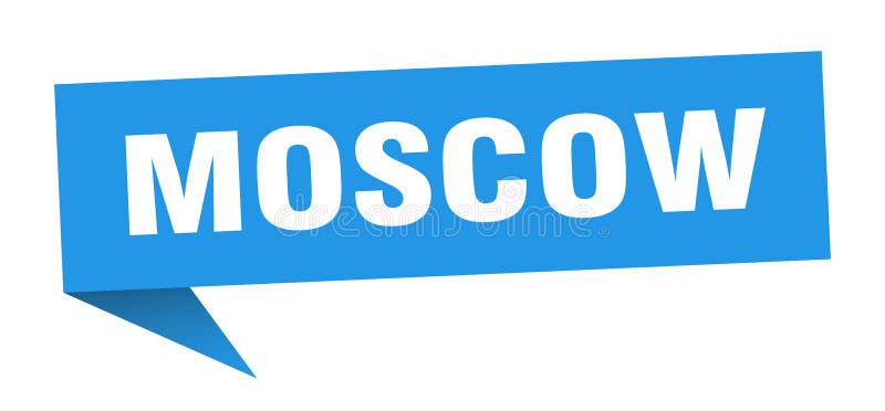 Moscow Sticker. Moscow Signpost Pointer Sign Stock Vector ...