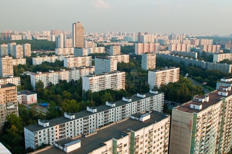 Moscow Suburb City Buildings Stock Image - Image of high, built: 11047039
