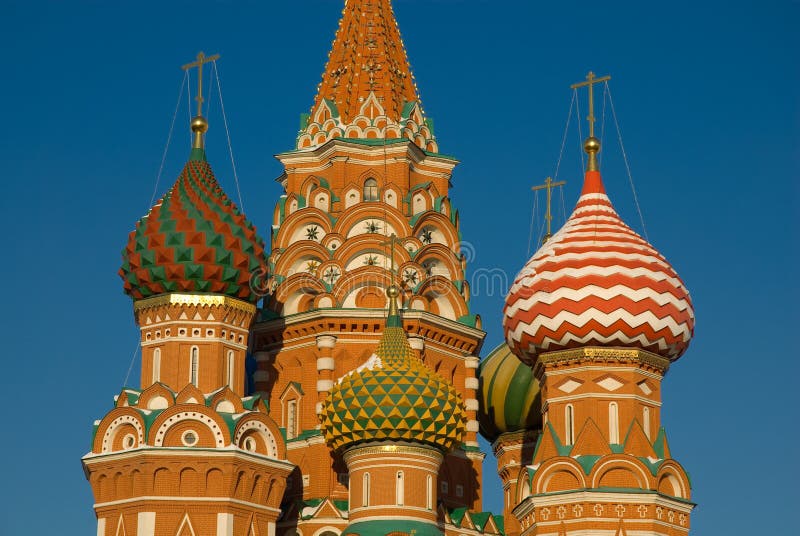 Moscow. Temple fragment stock image. Image of cathedral - 12686827