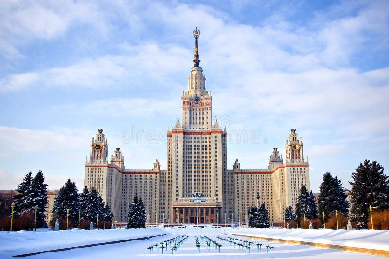 The Moscow University stock image. Image of russia, study - 7953543