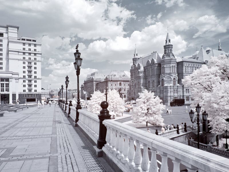 Moscow. Urban view stock photo. Image of plant, municipal - 24941928