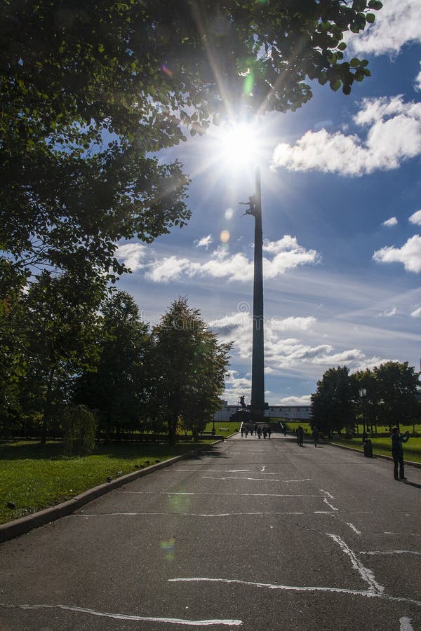 Moscow victory square editorial stock image. Image of phenomenon - 93021569