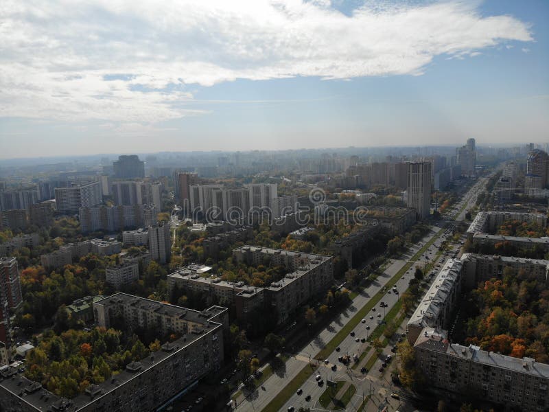 Moscow stock photo. Image of view, city, drone, moscow - 137057698
