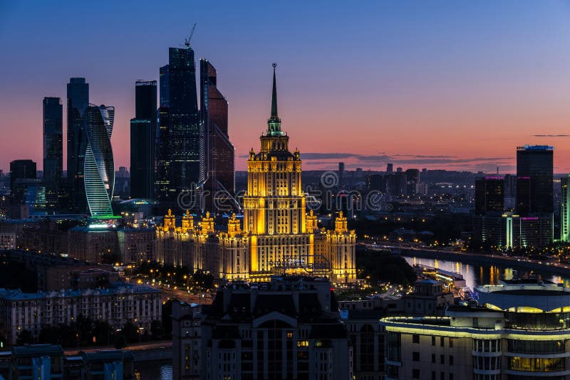 Moscow editorial image. Image of russian, cloud, landscape - 77584030