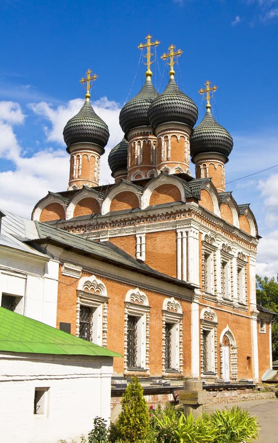 Moscow, Visoko-Petrovskiy Monastery Stock Photo - Image of town ...