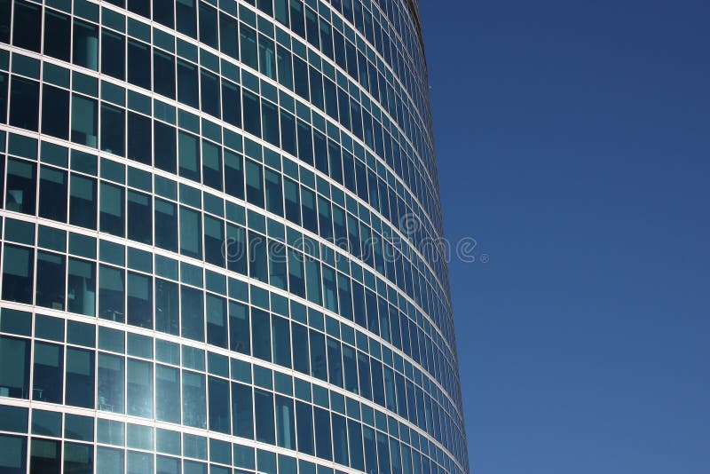 Moscow. the Windows of a Modern Building Stock Photo - Image of ...