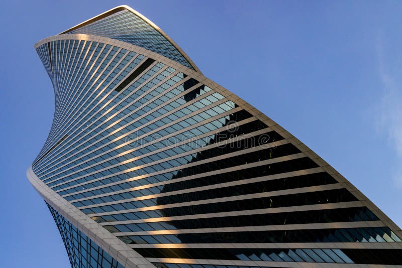 Moscows Evolution Tower: a Modern Architectural Marvel Editorial Photo ...