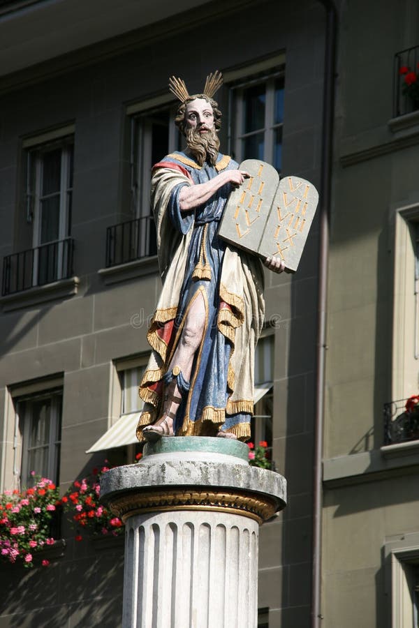 Moses stock image. Image of swiss, muensterplatz, christian - 6592519