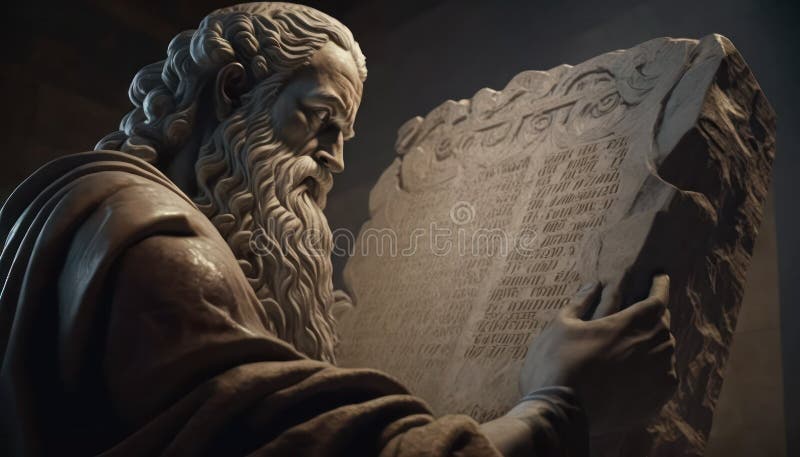 Moses Stone Tablets Stock Illustrations – 146 Moses Stone Tablets Stock ...