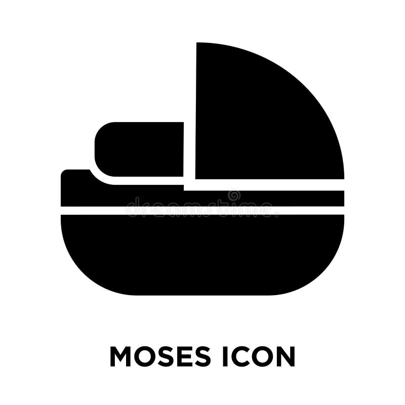 Black Moses Isolated Vector Icon. Simple Element Illustration From ...