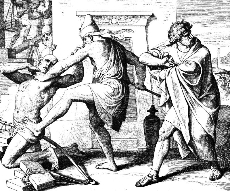 Ahogan a Los Egipcios En El Mar Rojo Fotografía editorial - Ilustración ...