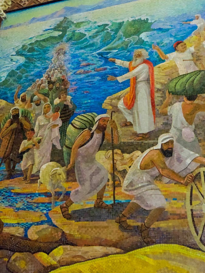 Moses Painting editorial stock image. Image of exterior - 107647224