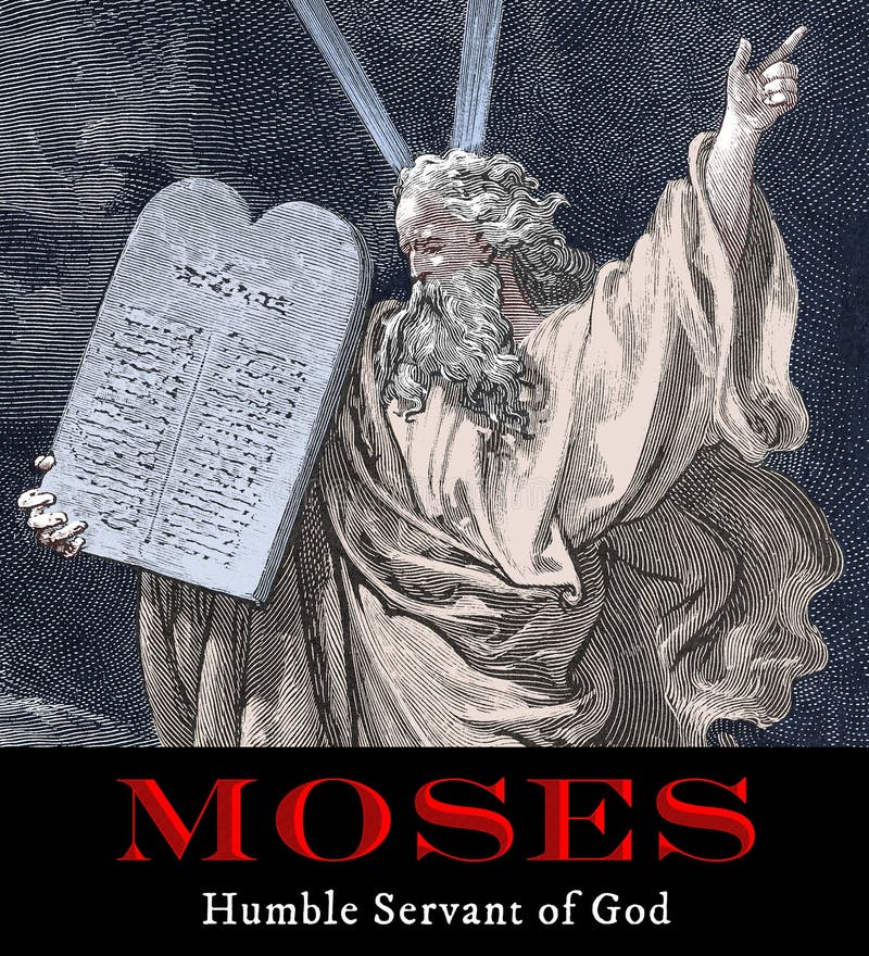Moses Servant of God stock illustration. Illustration of verse - 251562115