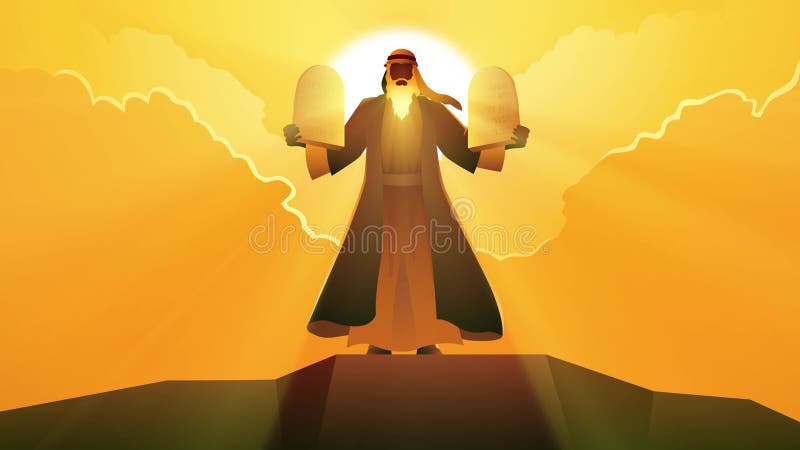 Moses and the Ten Commandments Stock Video - Video of series, mount ...