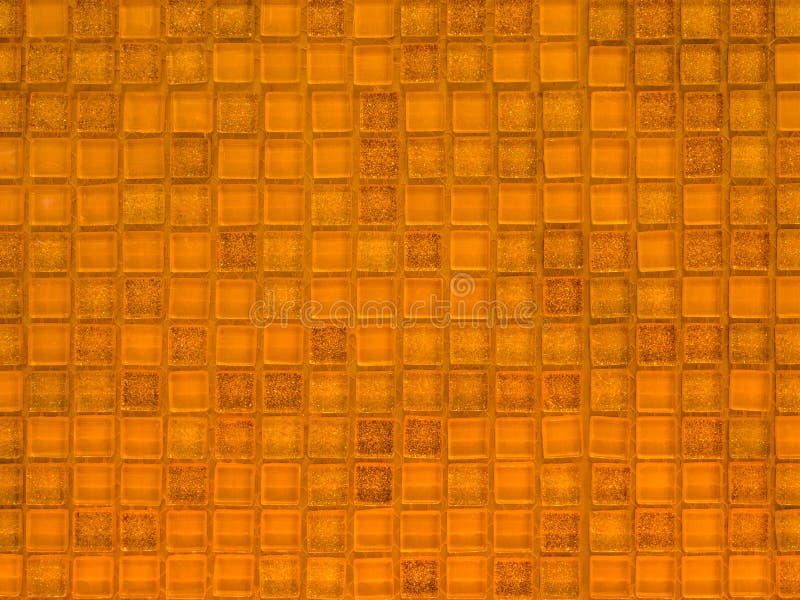 Mosiac tile wall stock photo. Image of detail, orange - 102967762