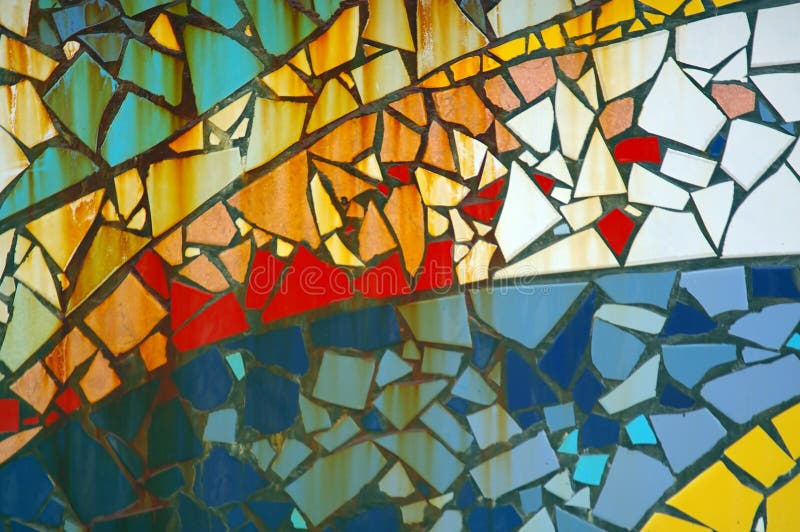 Mosiac tiles stock image. Image of decorative, blue, background - 12960077